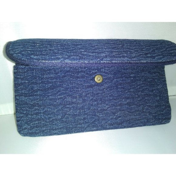 RGA | Bags | Rga Blue Fabric Wallet With Removable Check Insert | Poshmark